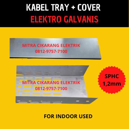 Jual Kabel Tray U + Cover SPHC 1,2mm ELektro Galvanis (H 100mm ...