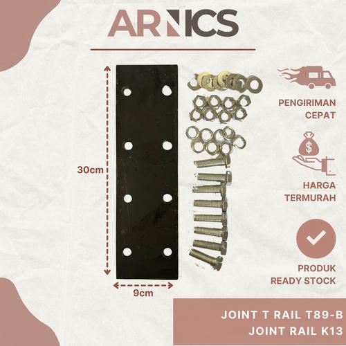 Jual Joint T Rail Lift K13 T89-B / Joint Guide Rail K13 / Fish Plate ...