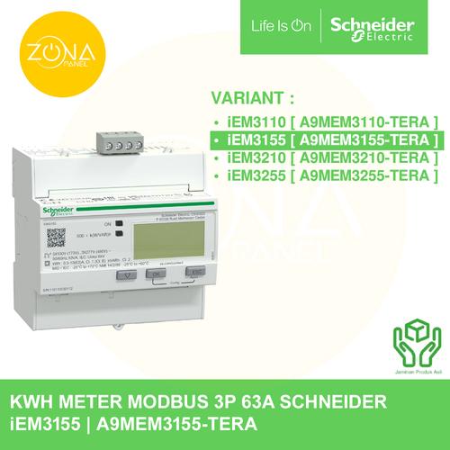 Jual KWH METER SCHNEIDER 3 PHASE MODBUS 63A DIRECT iEM3155 A9MEM3155 ...