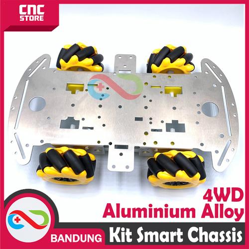 Jual KIT SMART CHASSIS ALUMUNIUM ALLOY CHASIS 4WD RC RODA Mecanum - Kota Blitar - Tokunik ...