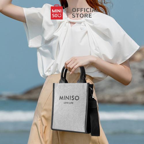 Jual MINISO Handbag Tas Selempang Crossbody Bags Kapasitas Besar Modis ...