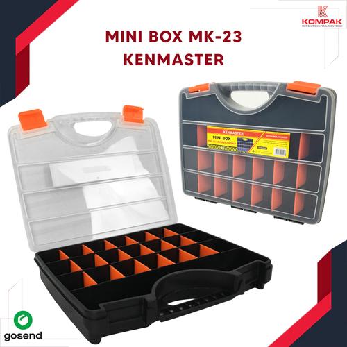Jual TOOLBOX KOPER KOMPONEN PLASTIK MINI KENMASTER TOOL BOX HANDLE ...