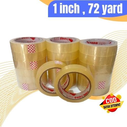 Jual Solatip Isolasi Lakban Bening 1 Inch 24mm x 72 Yard Isi 6pcs Toro ...