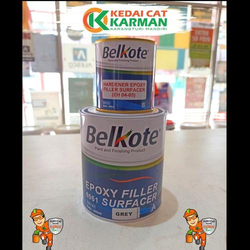 Jual BELKOTE EPOXY FILLER SURFACER 6061 - CAT DASAR ANTI KARAT CAT ...