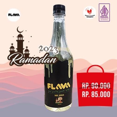 Jual Flava sirup rasa rum dark jamaica halal kemasan botol plastik ...