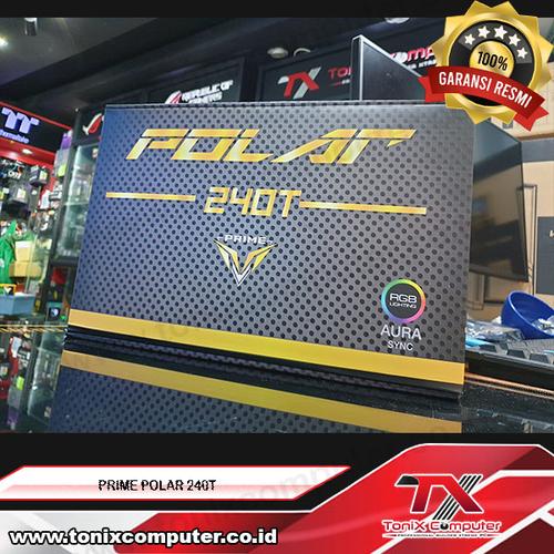 Promo PRIME POLAR 240T Water Cooling 240mm Radiator - Leak Proof - ARGB ...