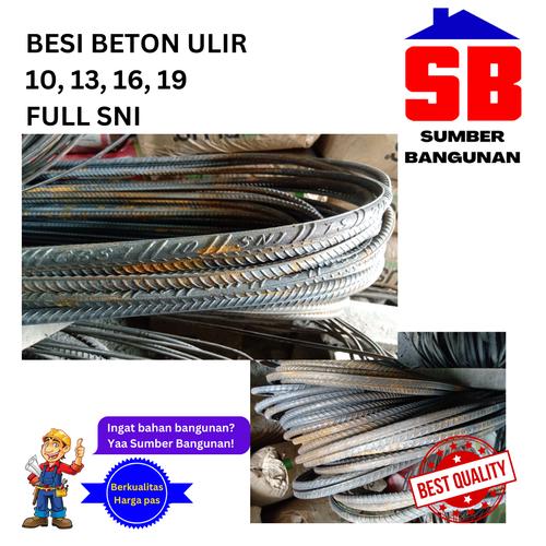 Jual BESI BETON ULIR SNI 10 13 16 19 FULL BEHEL - 13mm SNI - Kab ...