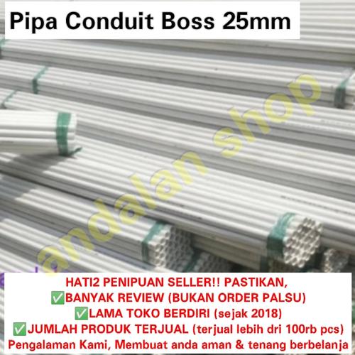 Jual Pipa conduit BOSS 25mm ORIGINAL!! - Hitam - Jakarta Timur ...
