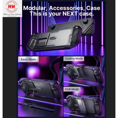 Jual JSAUX ModCase Case For Steam Deck Casing Steam Deck JSAUX Modular ...