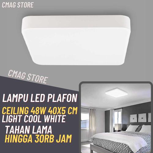 Promo Lampu Plafon Plafond LED Ceiling Rumah Ruang Tamu Cool White 48W ...