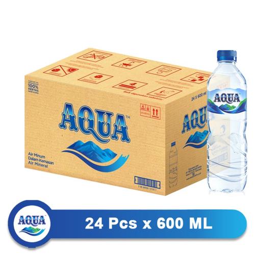 Jual AQUA Botol TANGGUNG 600ml 1 Dus isi 24 - Jakarta Timur - Toko Titi ...