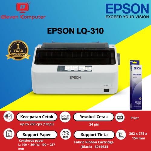 Jual PRINTER EPSON LQ310 DOT MATRIX - SQ300 - Jakarta Utara - Eleven Komputer | Tokopedia