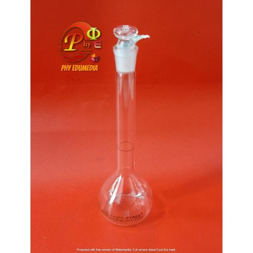 Jual Labu ukur 25ml Pyrex / Volumetric Flask 25ml Pyrex / Labu ukur ...
