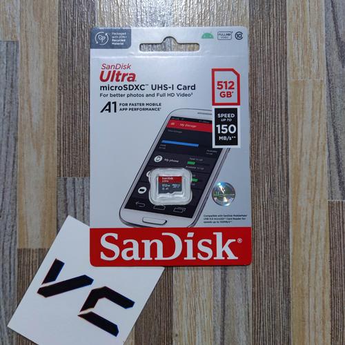 Jual MicroSD SanDisk Ultra 512GB Memory Card A1 512 GB Class 10 Micro ...