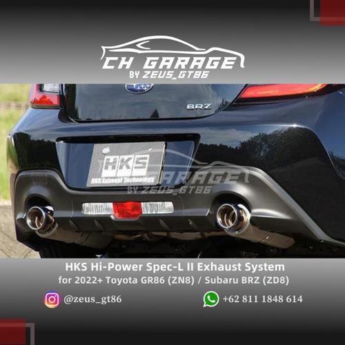Jual HKS Hi-Power Spec-L II Catback Exhaust 2022+ Toyota GR86 Subaru ...
