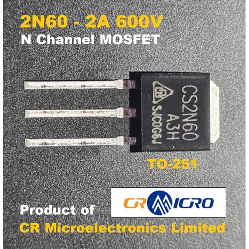 Jual Original MOSFET CS 2N60 N-Channel 2A 600V Transistor Power AC SMPS ...
