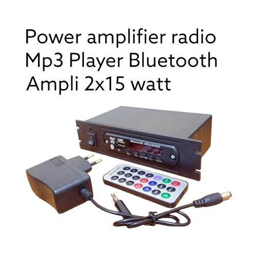 Jual POWER AMPLIFIER MP3 PLAYER BLUETOOTH 12V / AMPLI MINI RAKITAN ...