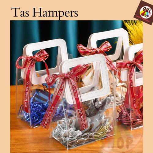 Promo Tas Hampers Transparan Pvc 15x8,5x17 Tas Kado Goodie Bag Gift Bag ...
