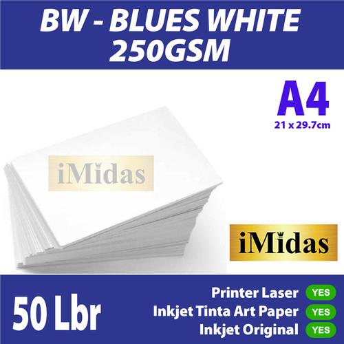 Jual kertas BW - Blues White 250gram A4 isi 50 Lembar - Jakarta Barat ...