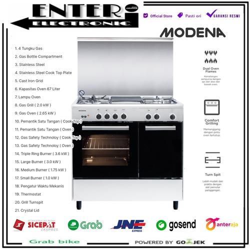 Promo MODENA FC5942S KOMPOR GAS FREESTANDING MODENA FREE STANDING FC ...