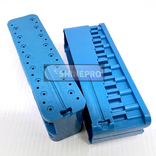 Jual Endoblock Endo Ruler Endo Block Pengukur File Measuring Box ...