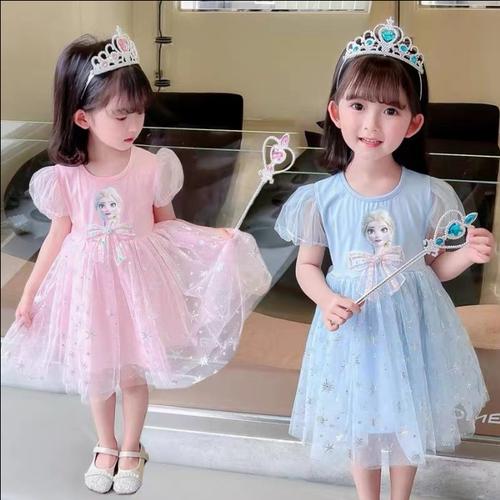 Promo Dress Anak Frozen Princess Elsa Pita Depan Import 2-8 Tahun 2022 ...