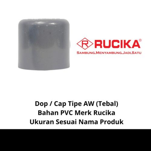 Jual Dop / Cap PVC Rucika 1/2" inch AW (Tebal) - Jakarta Utara ...