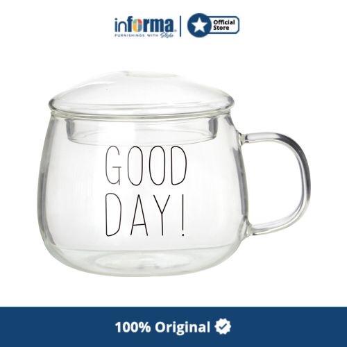 Jual Informa - Appetite 350 Ml Set 2 Pcs Gelas Kaca Dengan Tutup Good ...