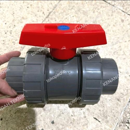 Jual Ball valve True Union PVC 2" inch / Ball Valve Watermur PVC 2 ...