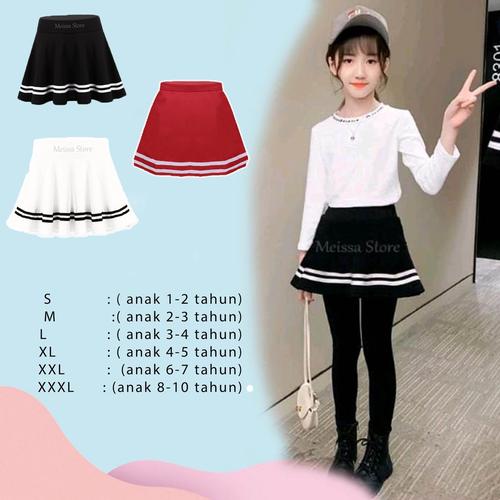 Jual Rok Anak Korea List Rok Payung Rok Mini Anak Lucu Terbaru ...