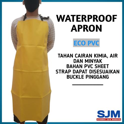 Jual Apron Industri Celemek Sponlaks PVC 1 Sisi Kuning Pupuk Anti Air ...