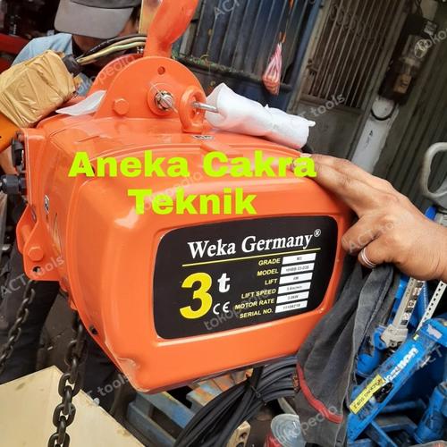 Jual electric chain hoist 3 ton x 15 meter Weka Germany. - Jakarta ...