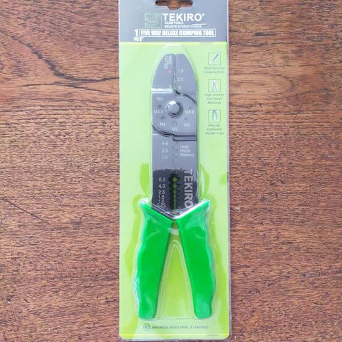 Jual Tang Crimping 9" Five Way Deluxe Crimping Tool Tekiro - Kota ...