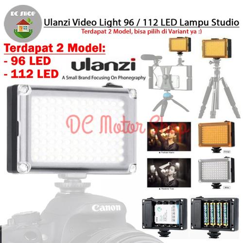 Jual Ulanzi 112 LED Video Light 112LED Lampu Studio DSLR Camera ...