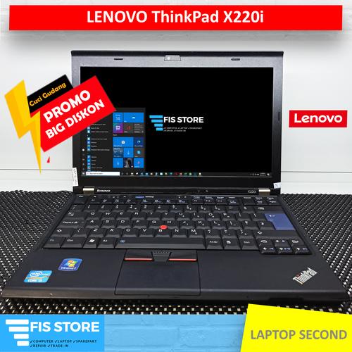 Jual LENOVO ThinkPad X220i Core i3/12.5"/VGA Intel HD/WebCam/Windows 10 ...