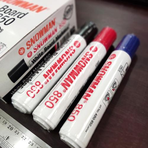 Jual Spidol Besar Jumbo 850 White Board Marker Snowman (Biru Merah ...