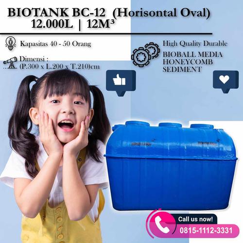 Jual TANGKI BIOFILL SEPTICTANK 12000 Liter 12M3 / HORISONTAL - Jakarta ...
