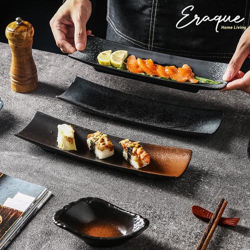 Jual Mori Long Plate A / Piring Saji Sushi Persegi Panjang Keramik ...