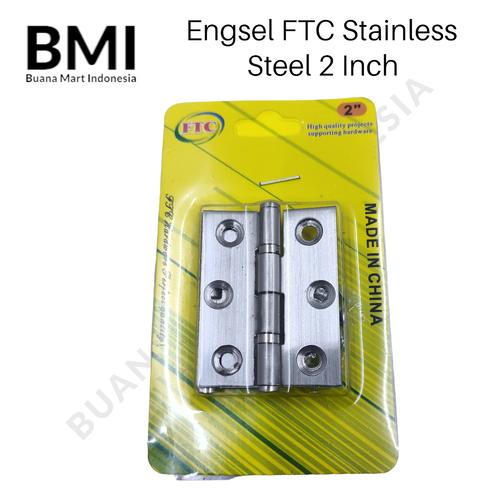 Jual Engsel Pintu FTC Stainless Steel 2 Inch | Engsel Jendela | Kupu2 ...