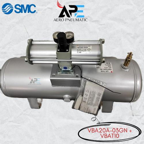 Jual AIR TANK BOOSTER SMC VBA20A-03GN + VBAT20 - Jakarta Barat - AERO PNEUMATIC | Tokopedia