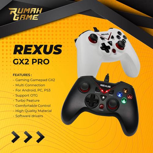 Jual Rexus Gladius GX2 Pro Gaming Gamepad / Joystick / Stick - Hitam ...
