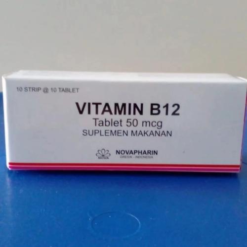 Jual vitamin b12 50mcg box / vit b12 100 tablet - Jakarta Pusat - apt ...