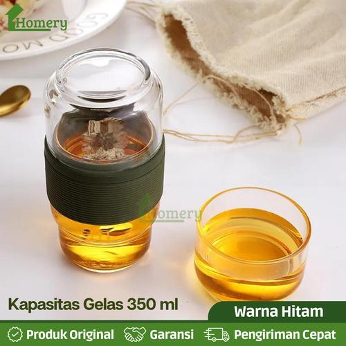 Jual Botol Gelas Infused Water Teh Chinese Teapot Glass 350ml Tahan ...