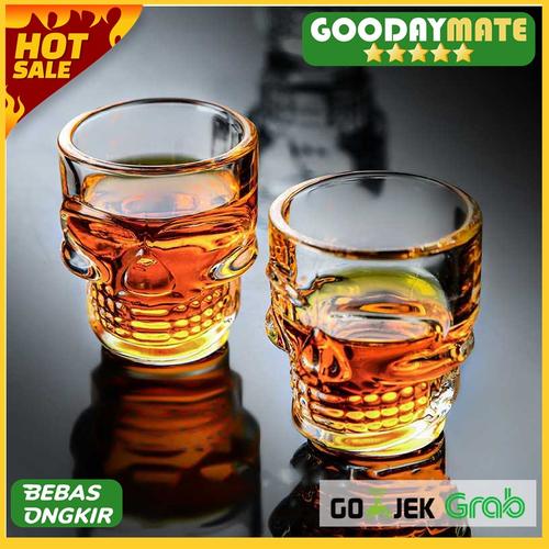 Jual Gelas Rock Glass Shot Skull Head Crystal - M50 - Kota Tangerang ...