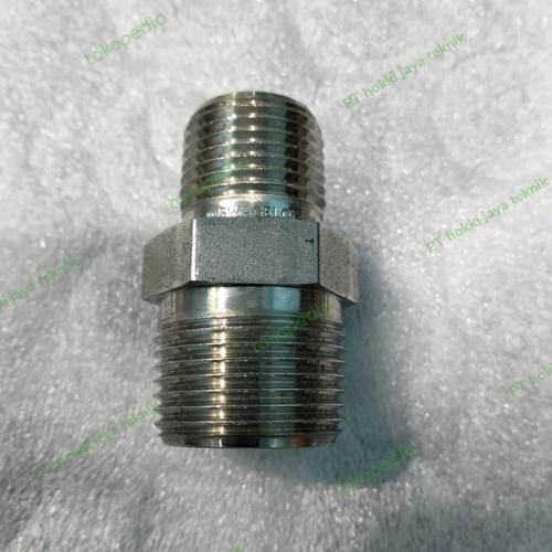 Jual DOUBLE NIPPLE REDUCING 1/2"MNPT X 3/4"MNPT SWAGELOK SS316 - Kota ...