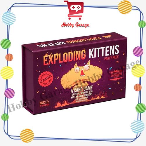 Jual Card Games Exploding Kittens Party Pack Kitten Board Game ...
