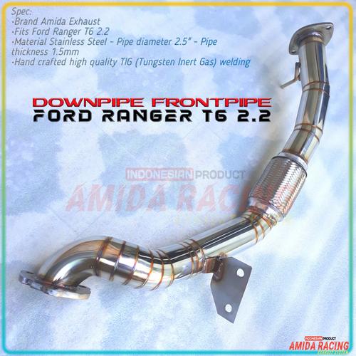 Jual Downpipe Frontpipe Ford Ranger T6 2.2 Amida Exhaust - Kab ...