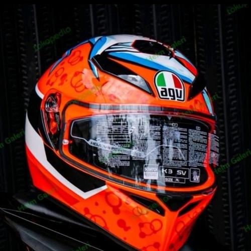 Jual Helm AGV K3SV MULTI ATTACK SHARK Fullface Original - S - Kota ...