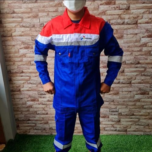 Jual Seragam kerja Pertamina / Wearpack atasan Pertamina harga murah ...