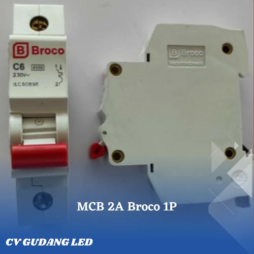Jual MCB 2A Broco 1P - 2 - Kab. Sleman - CV GUDANG LED | Tokopedia